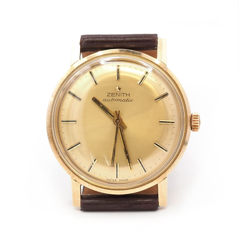 Zenith Automatic Watch – 9ct Yellow Gold, Cal. 2562 (1972) – Ogden Of ...